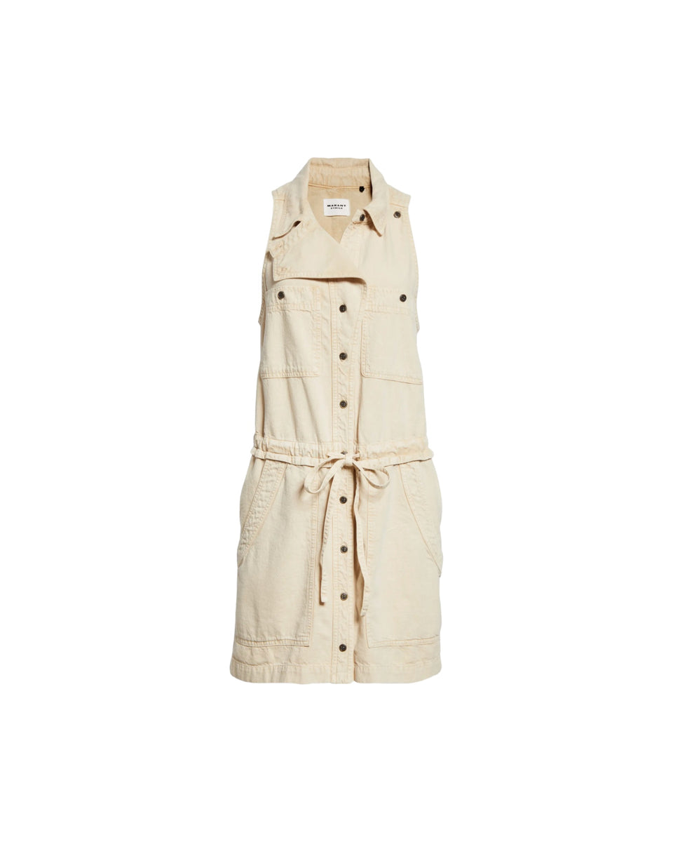 ISABEL MARANT ÉTOILE INES CARGO DRESS SAND – mania-k webshop