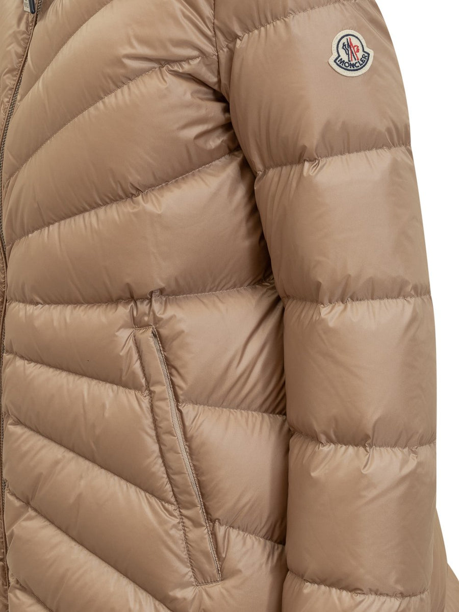 MONCLER CHANDRE LONG DOWN JACKET BEIGE – mania-k webshop